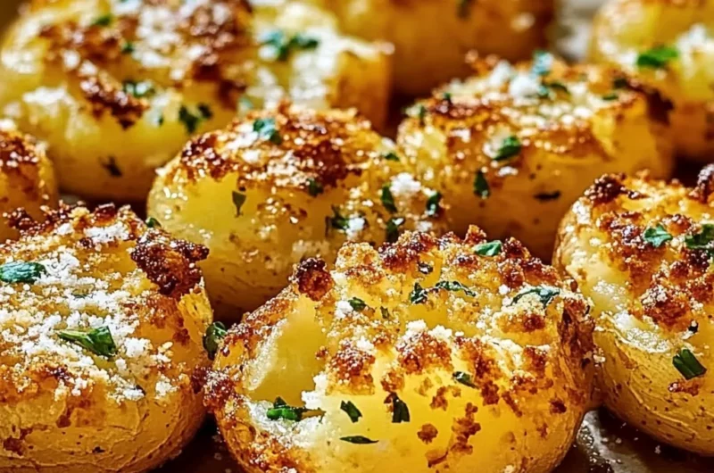 Crispy Garlic Parmesan Smashed Potatoes: An Amazing Ultimate Recipe ...