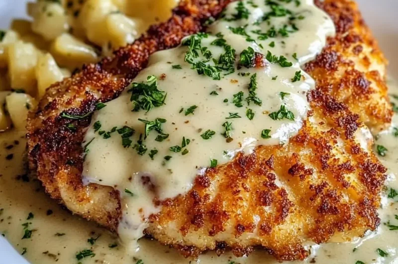 Parmesan Crusted Chicken with Creamy Garlic Sauce: An Amazing Ultimate ...